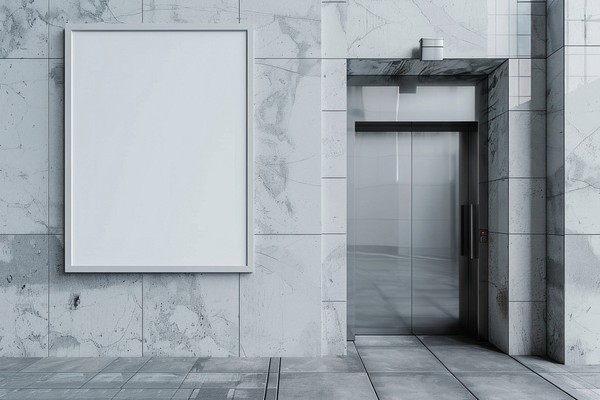 Poster mockup elevator indoors floor | Free Photo - rawpixel