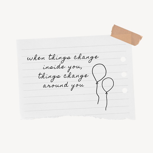 Positive mindset quote ripped paper | Free Photo - rawpixel