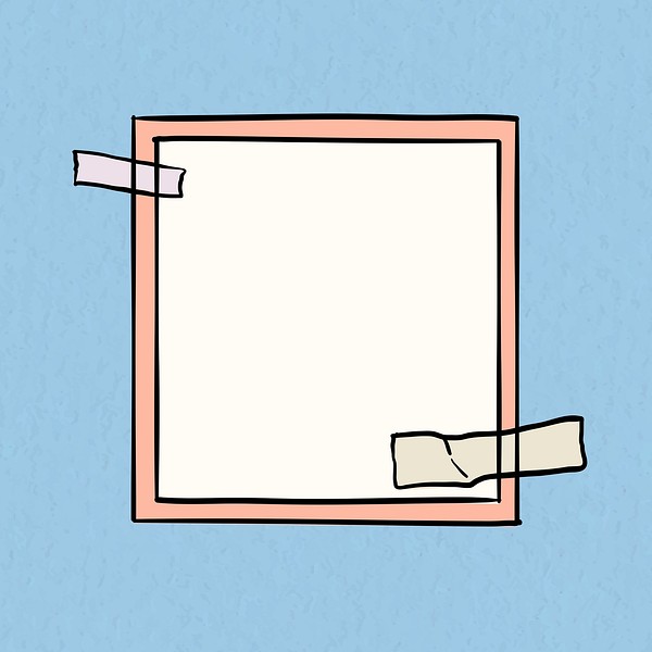 Digital note psd pastel blue | Premium PSD - rawpixel