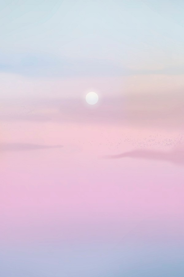Sunset background vector pastel sky | Premium Vector - rawpixel