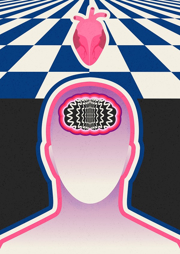 Soul & spirit psychedelic graphic | Premium Vector Illustration - rawpixel