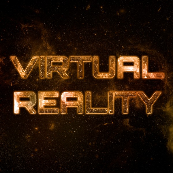 VIRTUAL REALITY text typography brown | Free Photo - rawpixel