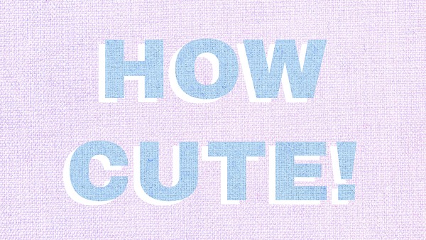 How cute! text shadow bold | Free Photo - rawpixel