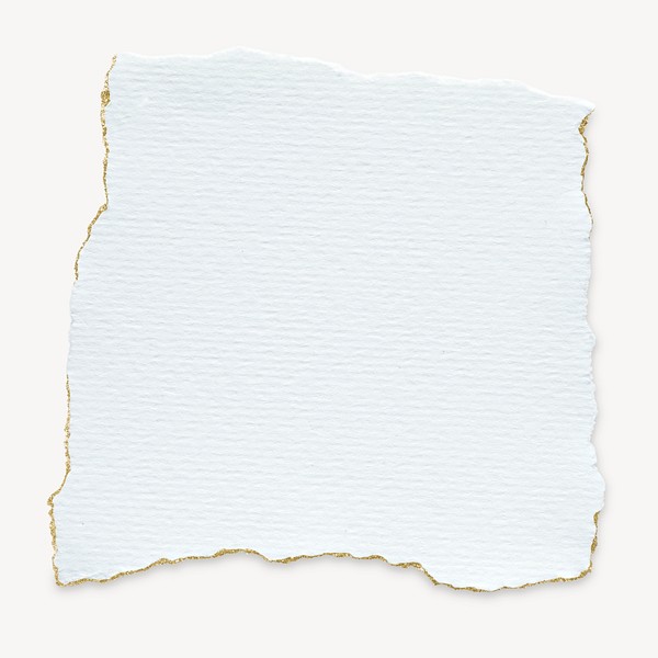 White ripped paper cut collage | Premium PSD - rawpixel