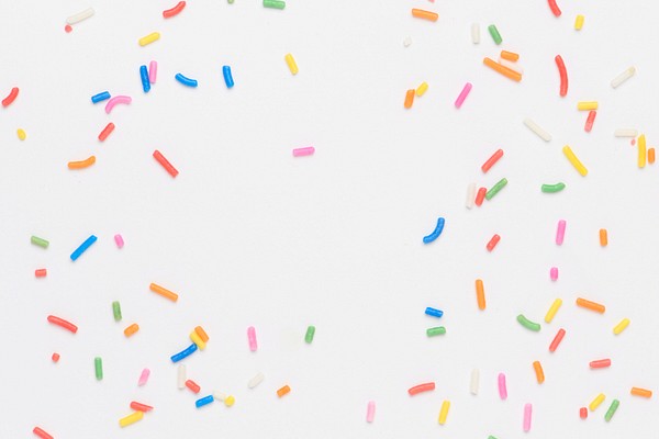 Sprinkles white wallpaper background | Free Photo - rawpixel