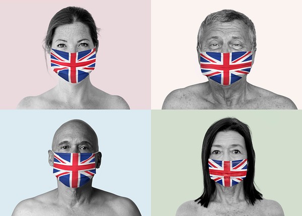 British people wearing face masks | Free Photo - rawpixel