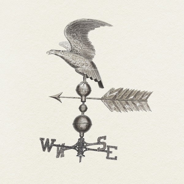 Wind vane illustration | Free Photo Illustration - rawpixel