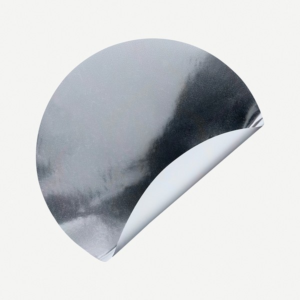 Gray metallic badge sticker, journal | Premium PSD - rawpixel
