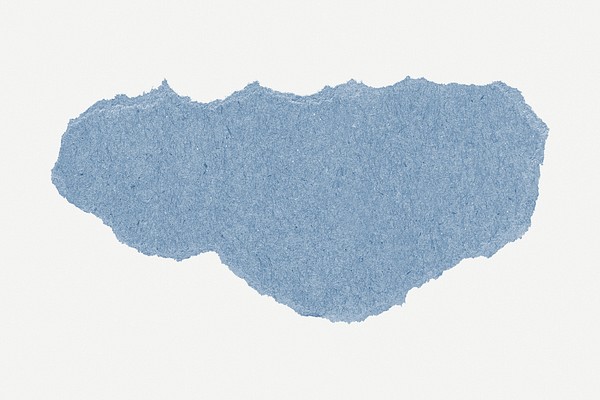 Ripped blue paper sticker, journal | Premium PSD - rawpixel
