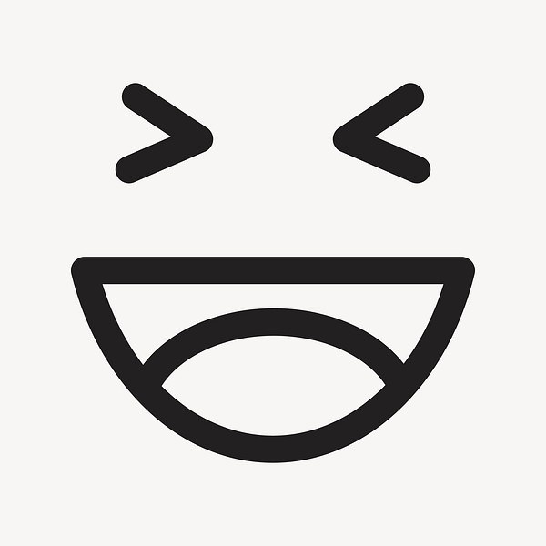 Grinning face emoticon, cute facial | Free Photo - rawpixel