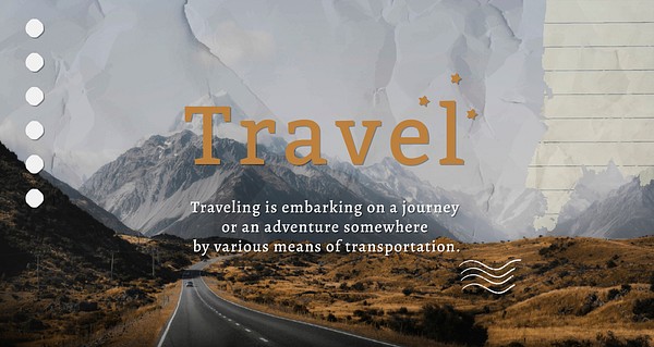 Travel blog website template vector | Premium Vector Template - rawpixel