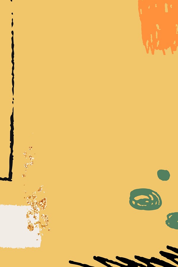 Yellow scribble patterned background vector | Premium Vector - rawpixel