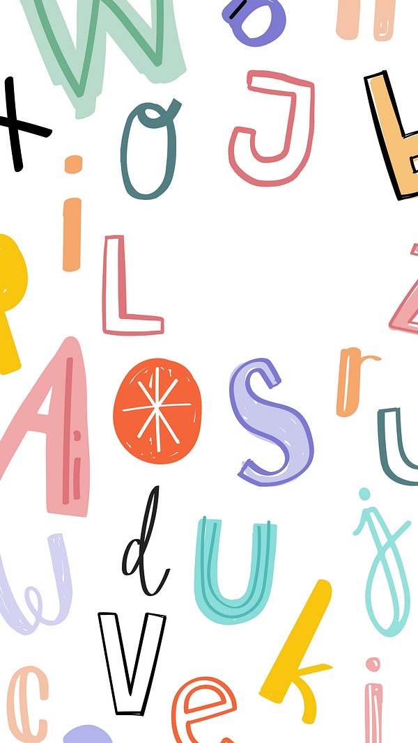 Hand drawn alphabet doodle typography | Premium Vector - rawpixel