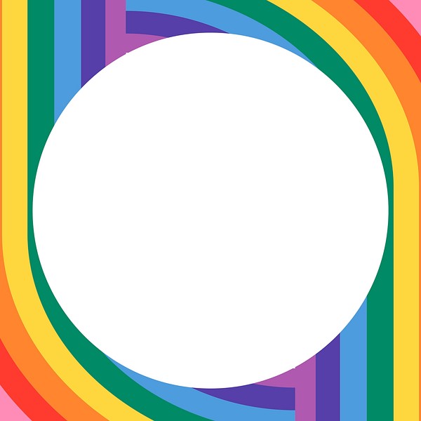 Rainbow frame vector LGBTQ pride | Premium Vector - rawpixel