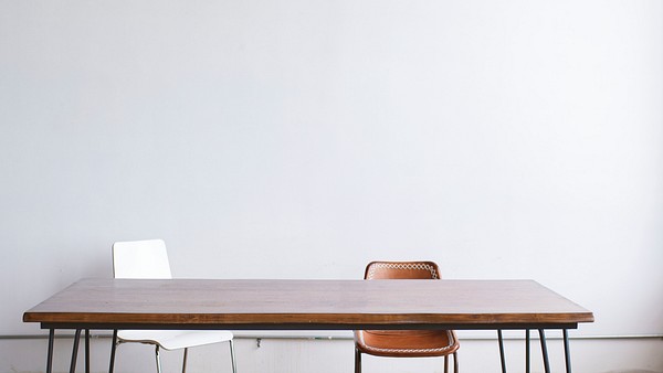 Minimal wooden table set decor | Premium Photo - rawpixel