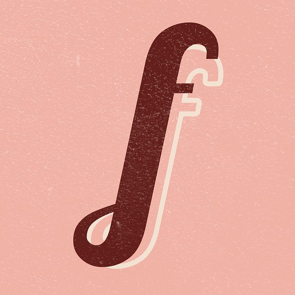 Alphabet letter F vintage handwriting | Premium PSD - rawpixel
