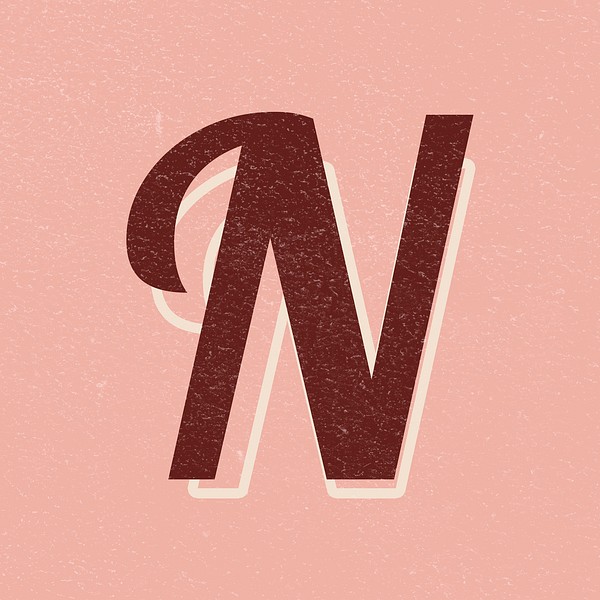 Letter N font printable z | Premium PSD - rawpixel