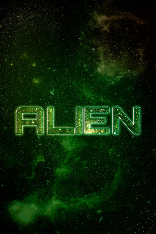 ALIEN word typography green text | Free Photo - rawpixel