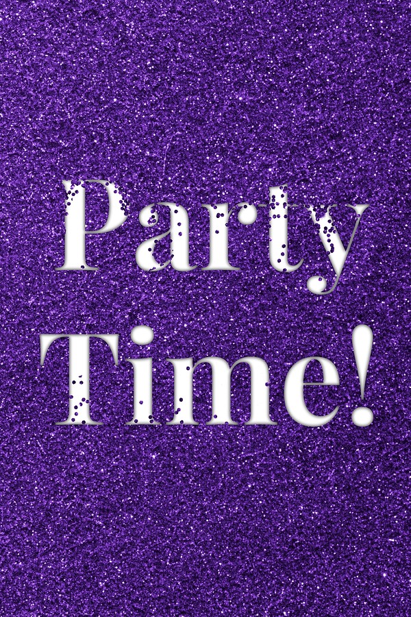 Party time! glittery typography word | Free Photo - rawpixel