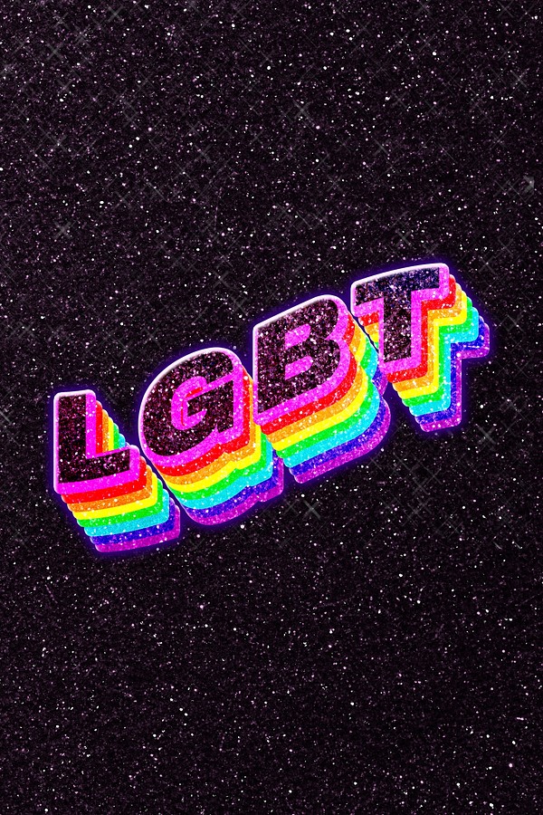 Lgbt 3d rainbow font typography | Free Photo - rawpixel