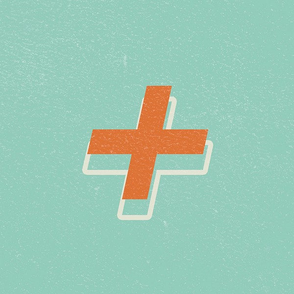 Retro plus sign + typography | Premium PSD - rawpixel