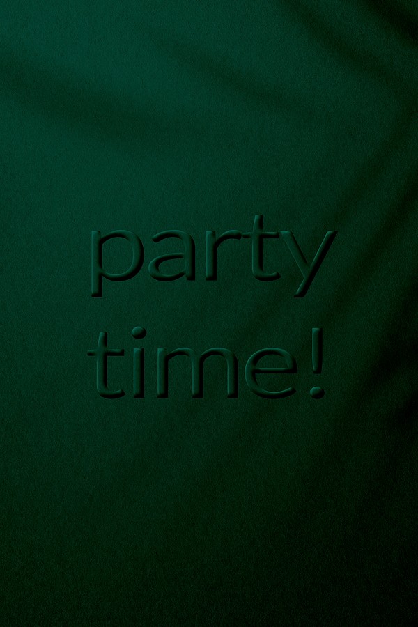 Party time message embossed textured | Free Photo - rawpixel