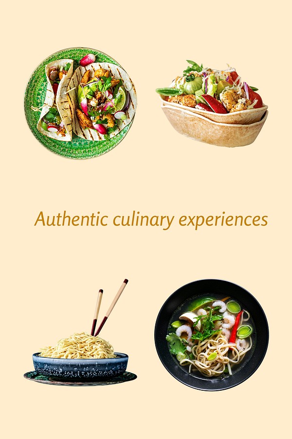 Authentic culinary experiences recipe idea | Premium PSD - rawpixel