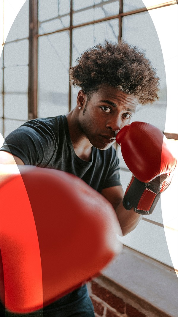 Fighter with red boxing gloves | Premium Photo - rawpixel
