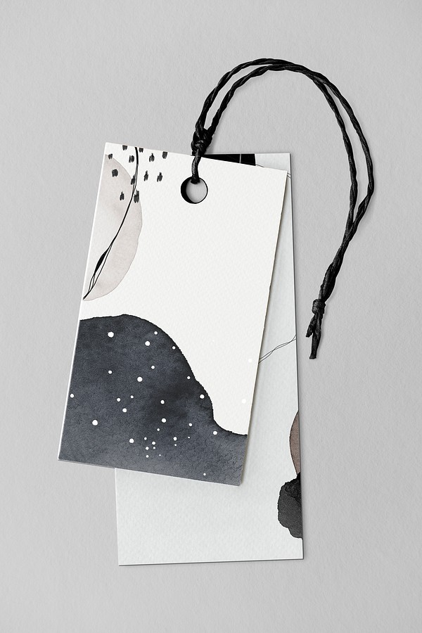 Minimal abstract patterned label | Premium Photo - rawpixel