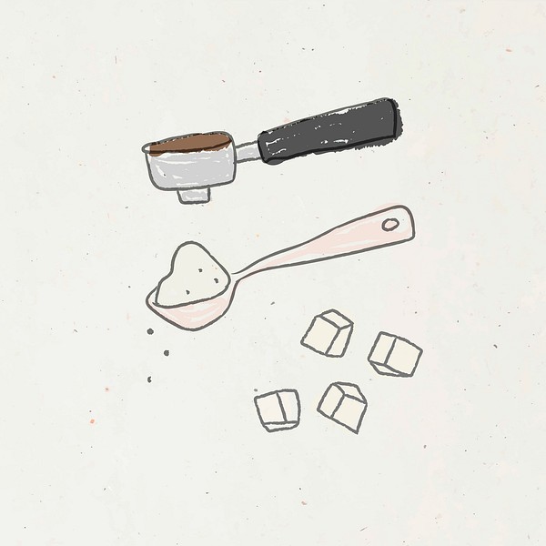 Doodle sugar cube design resource | Premium Vector - rawpixel