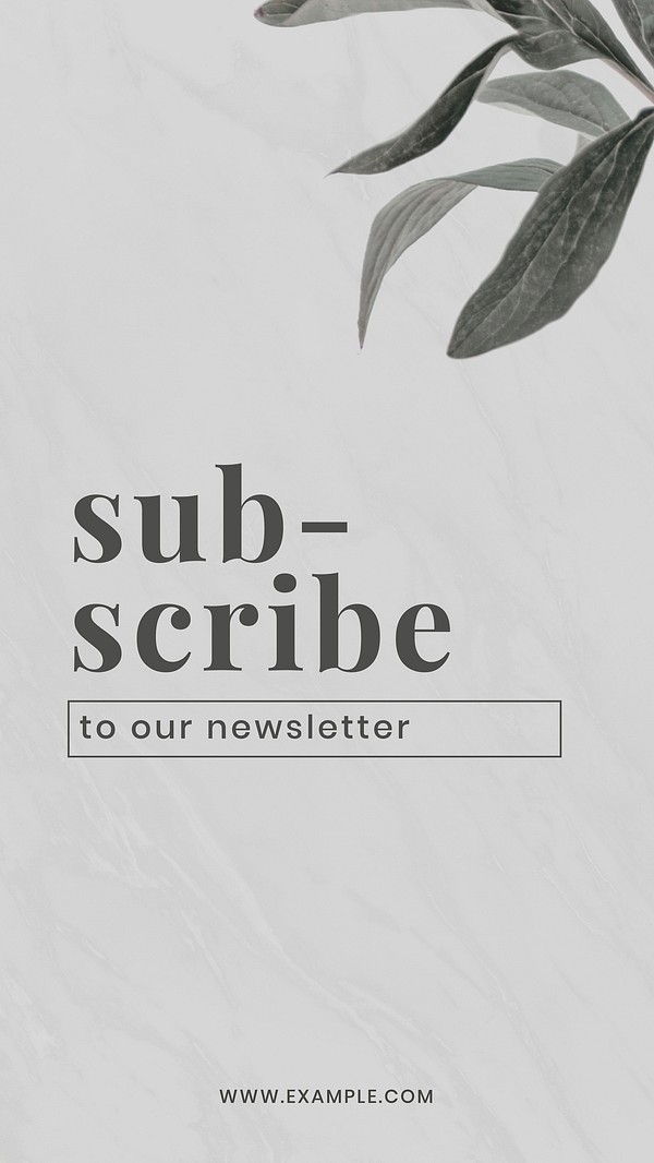 Company newsletter subscribe banner design | Free Vector Template ...