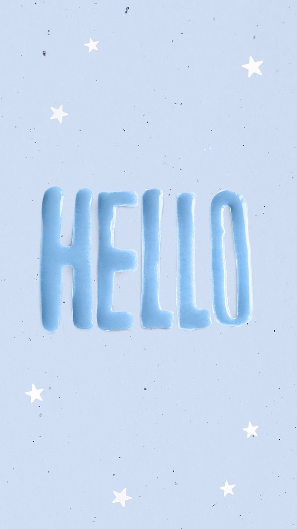 Hello text font typography sparkling | Free Photo - rawpixel