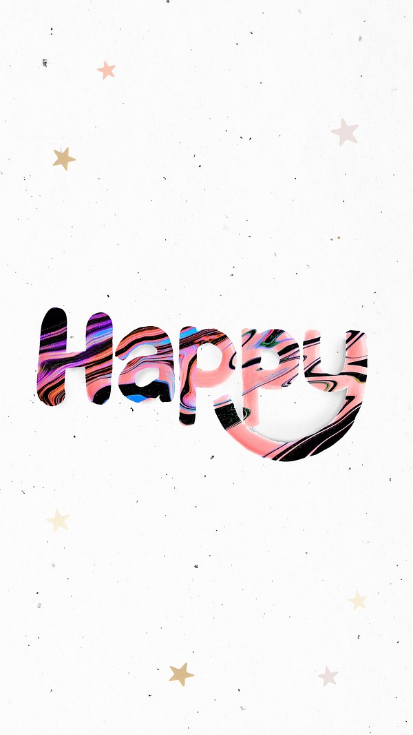 Glitter Happy acrylic paint word | Free Photo - rawpixel