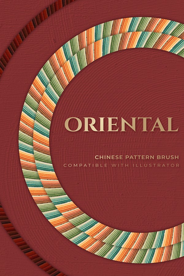 Oriental pattern brush seamless chinese | Premium Vector - rawpixel