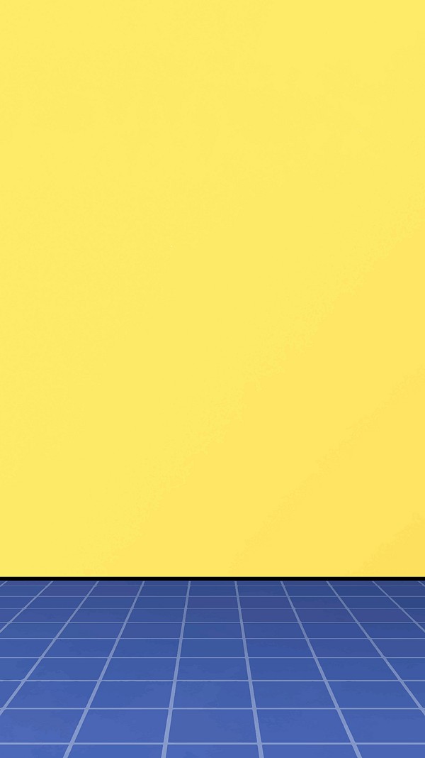 Retro vector blue grid on yellow | Premium Vector - rawpixel