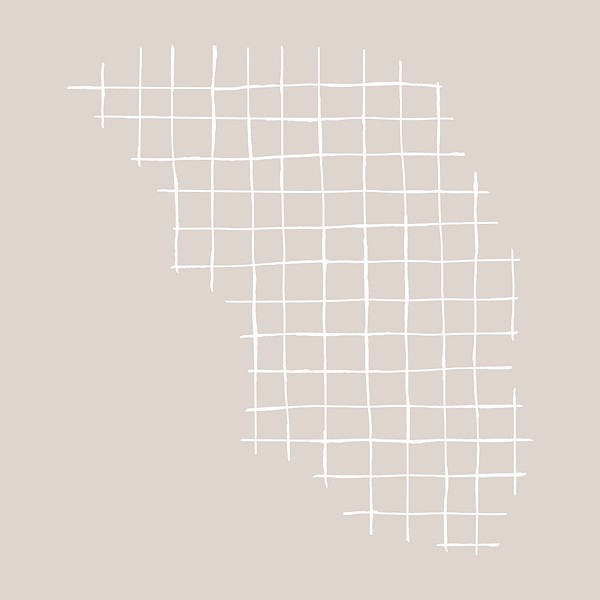 Aesthetic grid pattern, white doodle | Premium Vector - rawpixel
