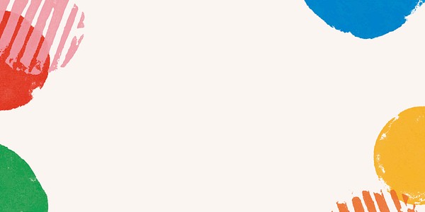 Colorful geometric background, cute border | Free Photo - rawpixel