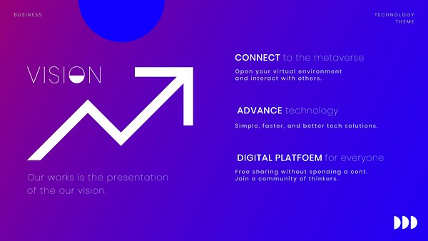 Business vision blog banner template, | Premium Vector Template - rawpixel