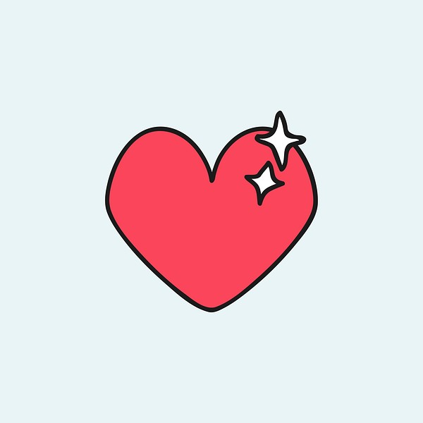 Red heart design icon vector | Premium Vector - rawpixel