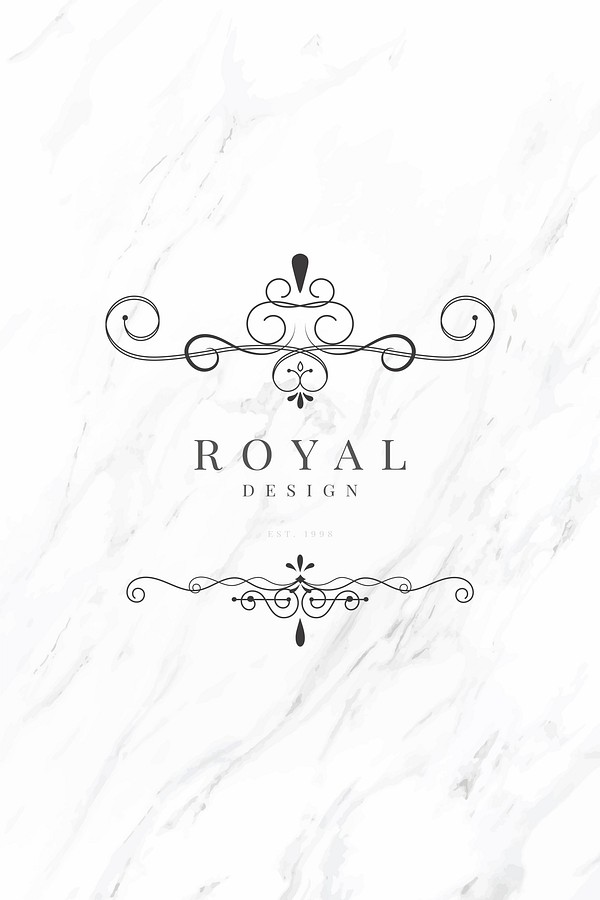 Black royal logo design vector | Premium Vector - rawpixel