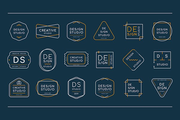 Minimal logo badge design vector | Premium Vector - rawpixel