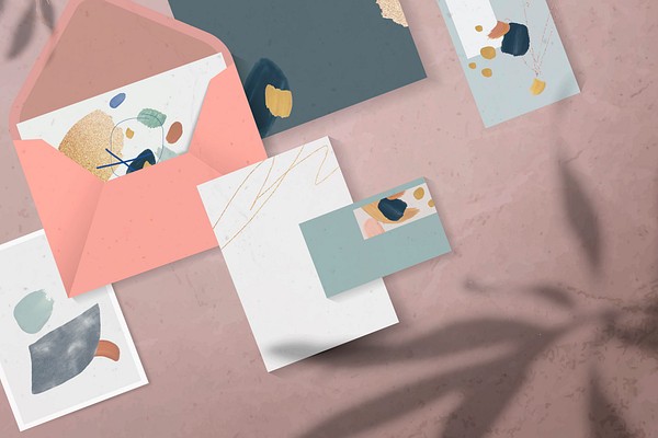 Abstract design element pattern card | Premium Vector - rawpixel