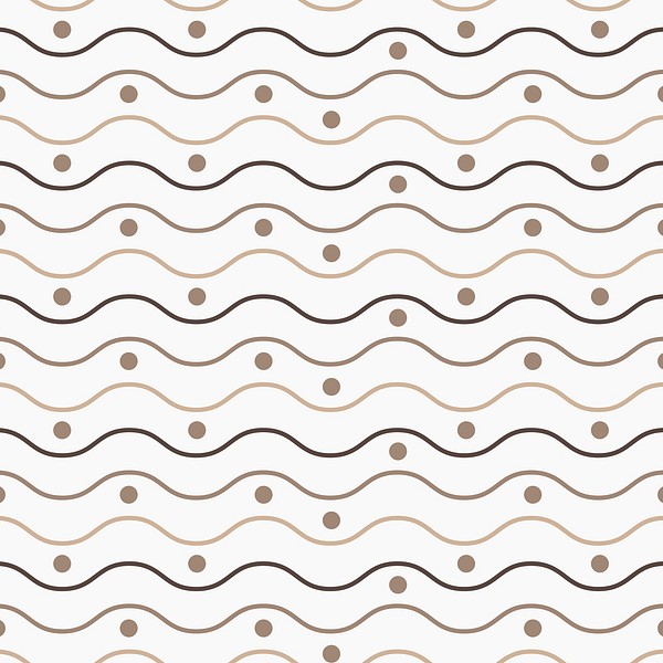 Seamless wavy geometric pattern vector | Premium Vector - rawpixel