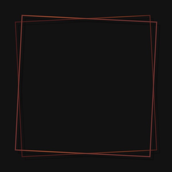 Square bronze frame black background | Premium Vector - rawpixel