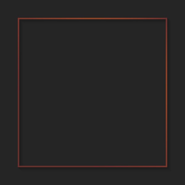 Square bronze frame dark gray | Premium Vector - rawpixel