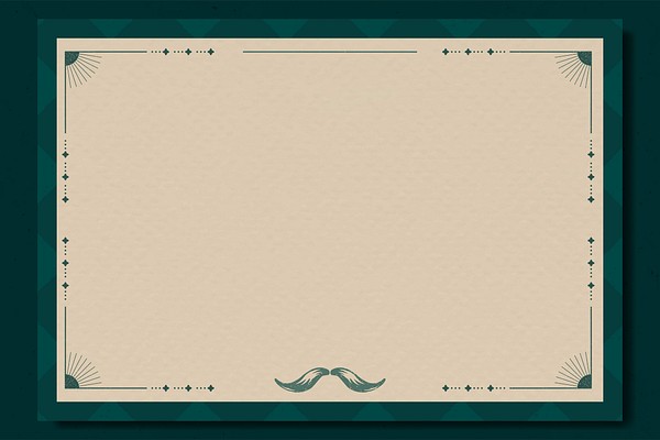 Movember vintage frame design vector | Premium Vector - rawpixel