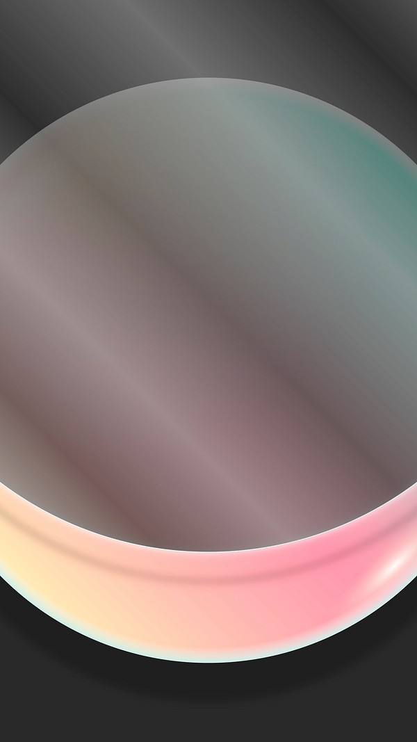 Black round frame mobile phone | Premium Vector - rawpixel