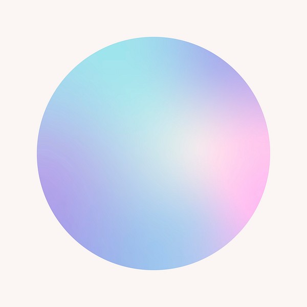 Colorful round gradient element vector | Premium Vector - rawpixel