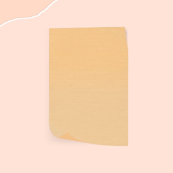 Beige paper note social ads | Free PSD - rawpixel