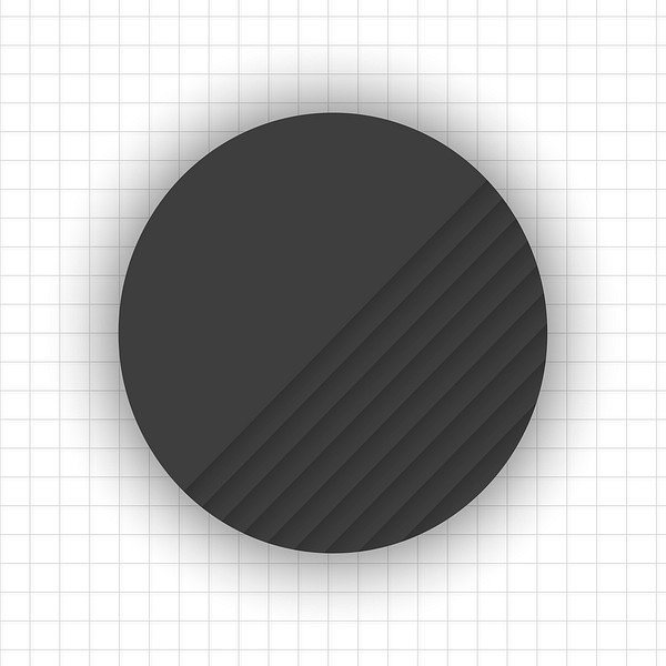 Black geometric circle design social | Free PSD - rawpixel